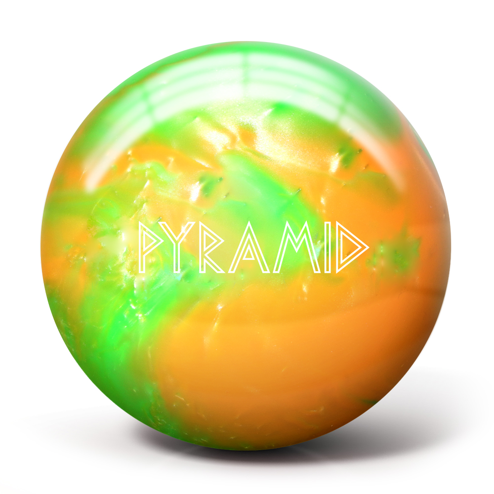 Path Rising Pearl Bowling Ball Orange/Lime Green | Pyramid Bowling
